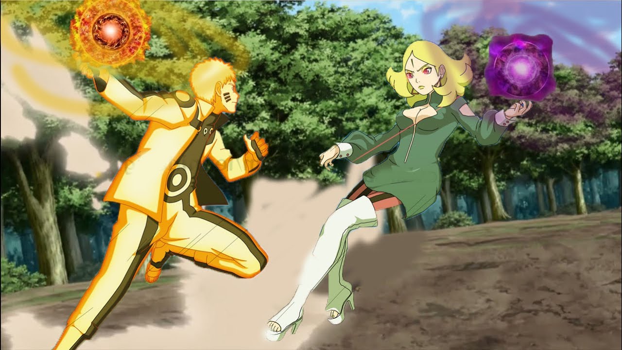 Boruto Episode 198 - Naruto VS Delta adu kekuatan 2 monster yang sangat ...
