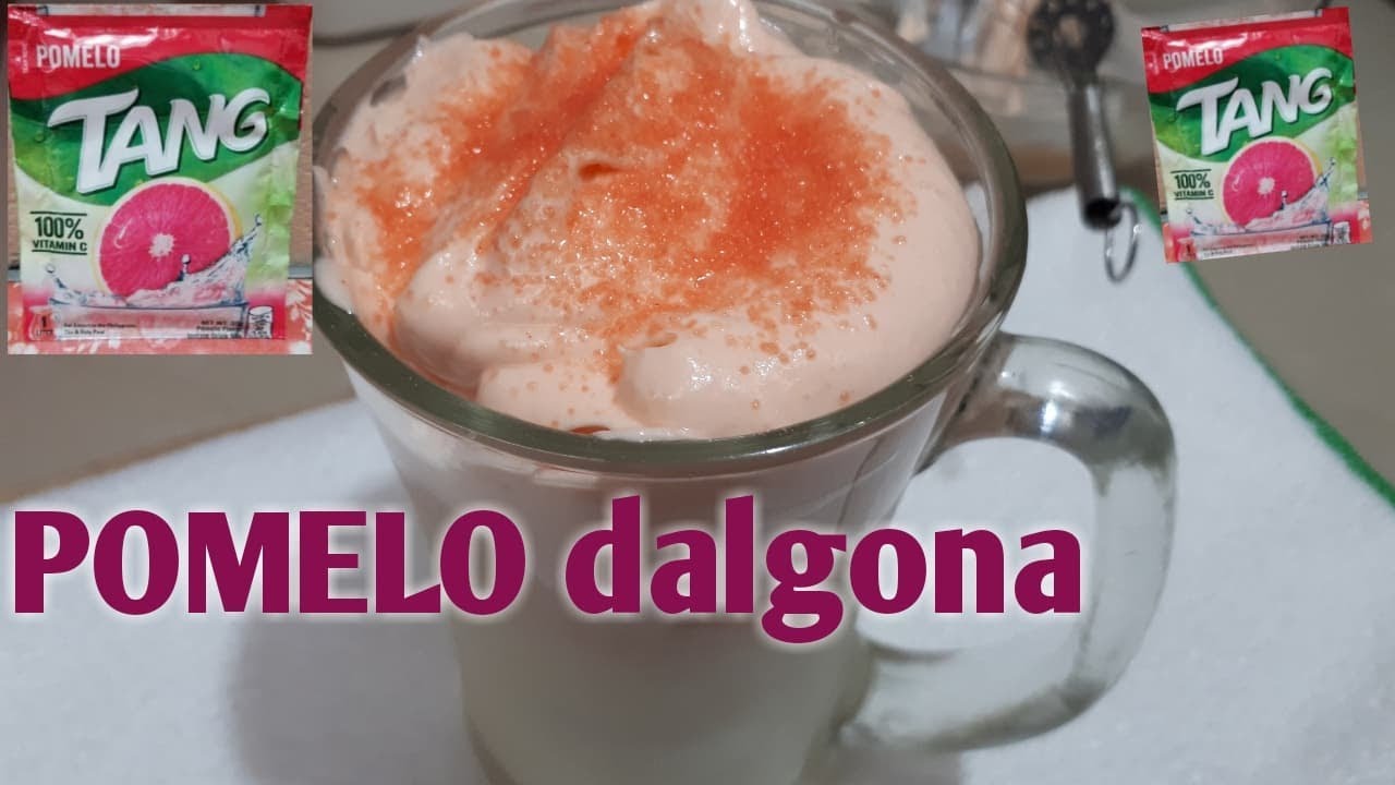 POMELO DALGONA | 3 INGREDIENTS | TANG DALDGONA FLAVOR | TANG RECIPE ...