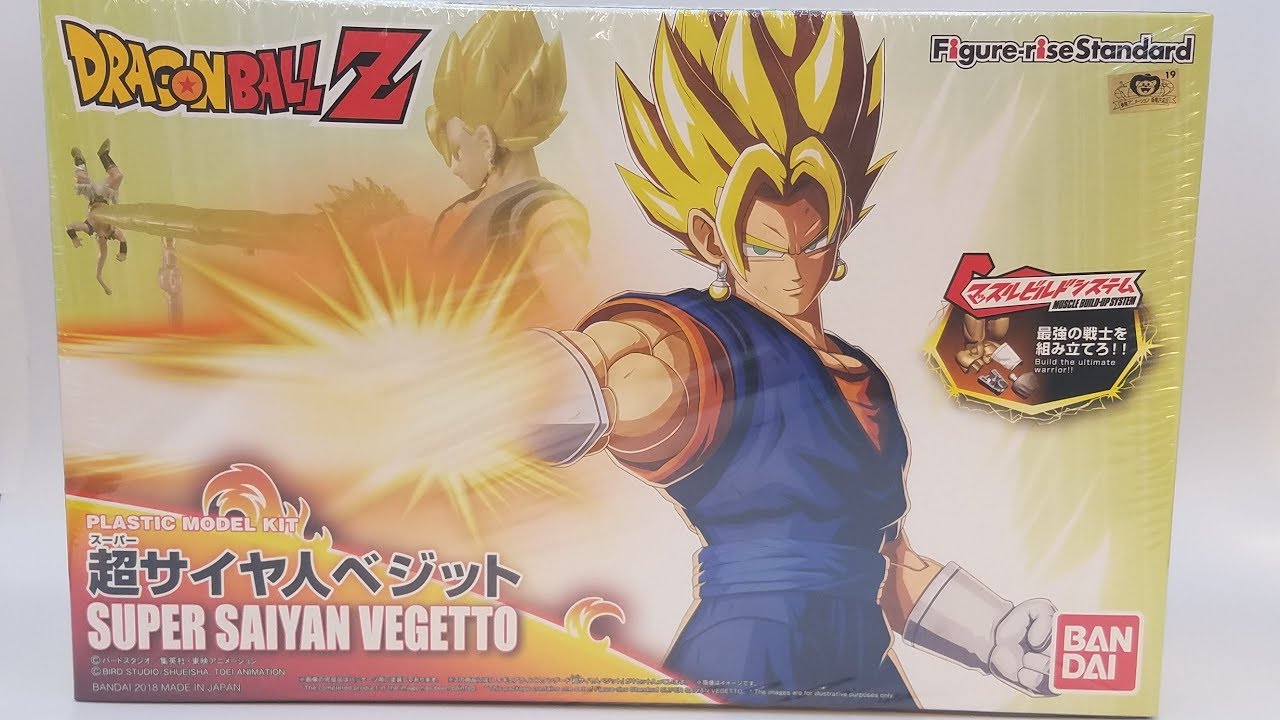 Vegito SS2 - Figure-Rise Model Kit from Bandai - Unboxing - YouTube
