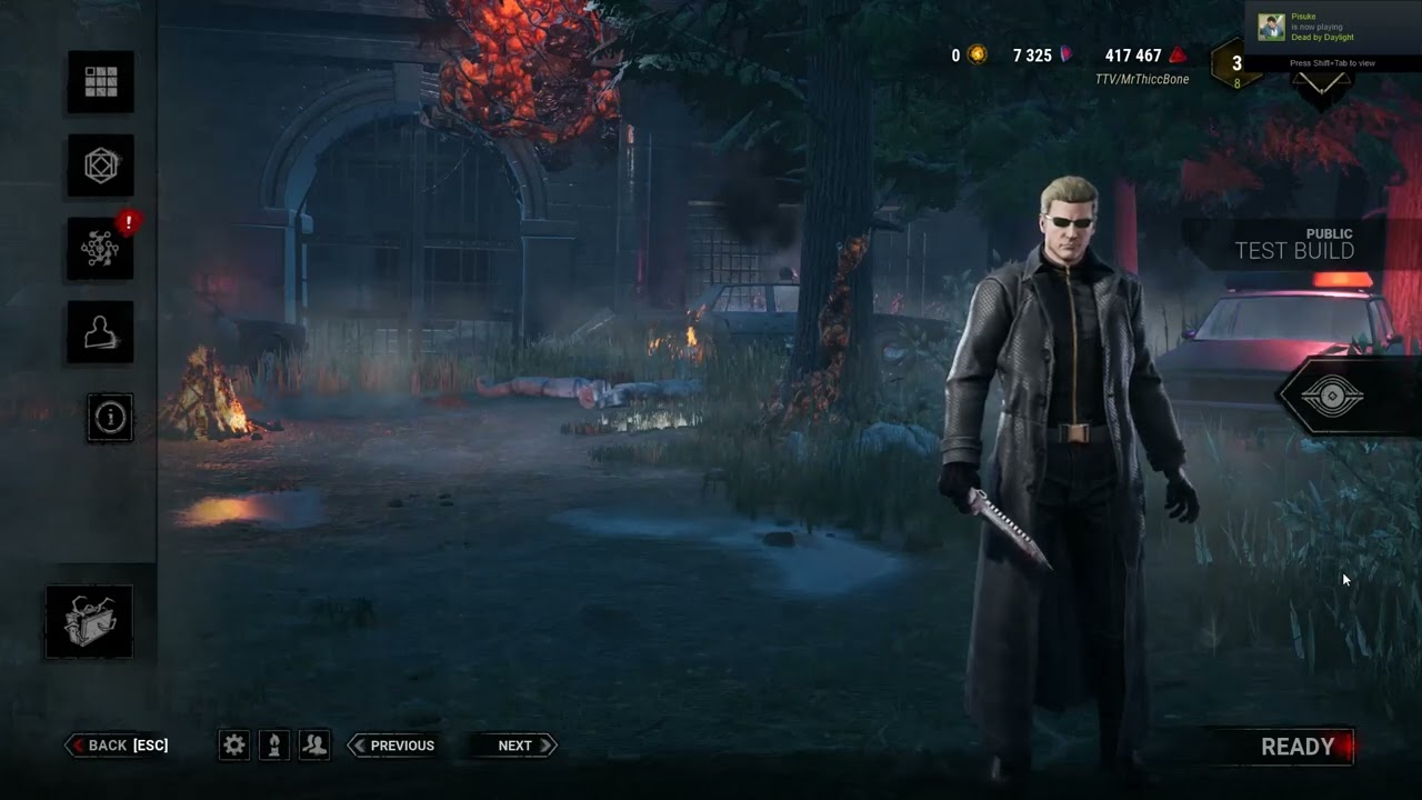 DBD PTB- Albert Wesker idle animation - YouTube