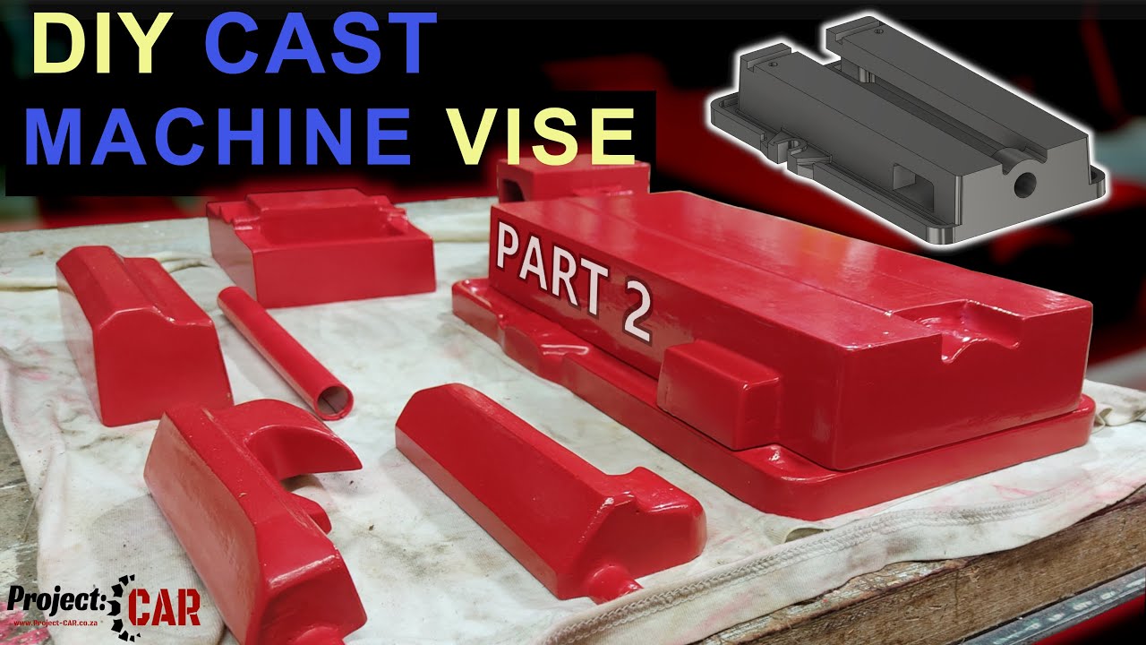 DIY Cast Machine Vise Part 2 - Making my own casting patterns - YouTube