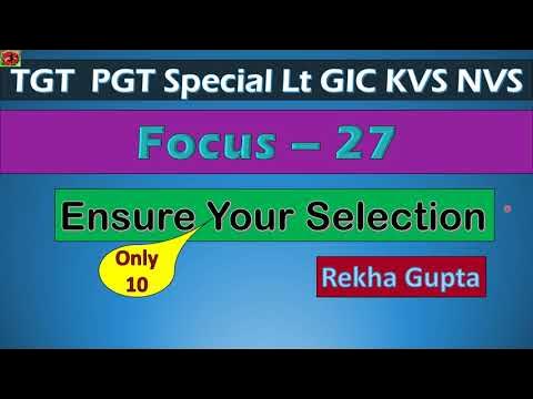 Focus - 27 ||English Literature||TGT PGT Lt GIC KVS NVS UGC NET Assist Prof GATE DSSSB # ...