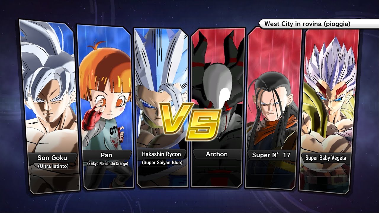 XV2 - Requested match (PC): Rycon SSJB/Pan SNS Orange/Goku UI vs Archon ...