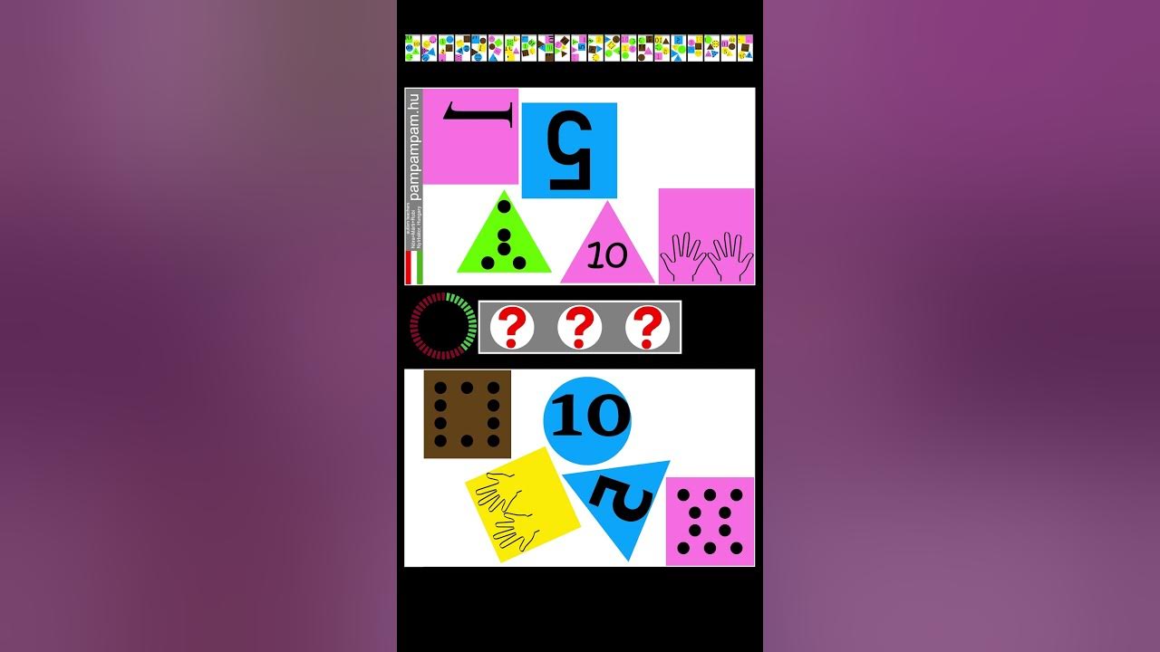 QUIZ color shape number board game 155 #puzzle #wordpuzzlegame # ...