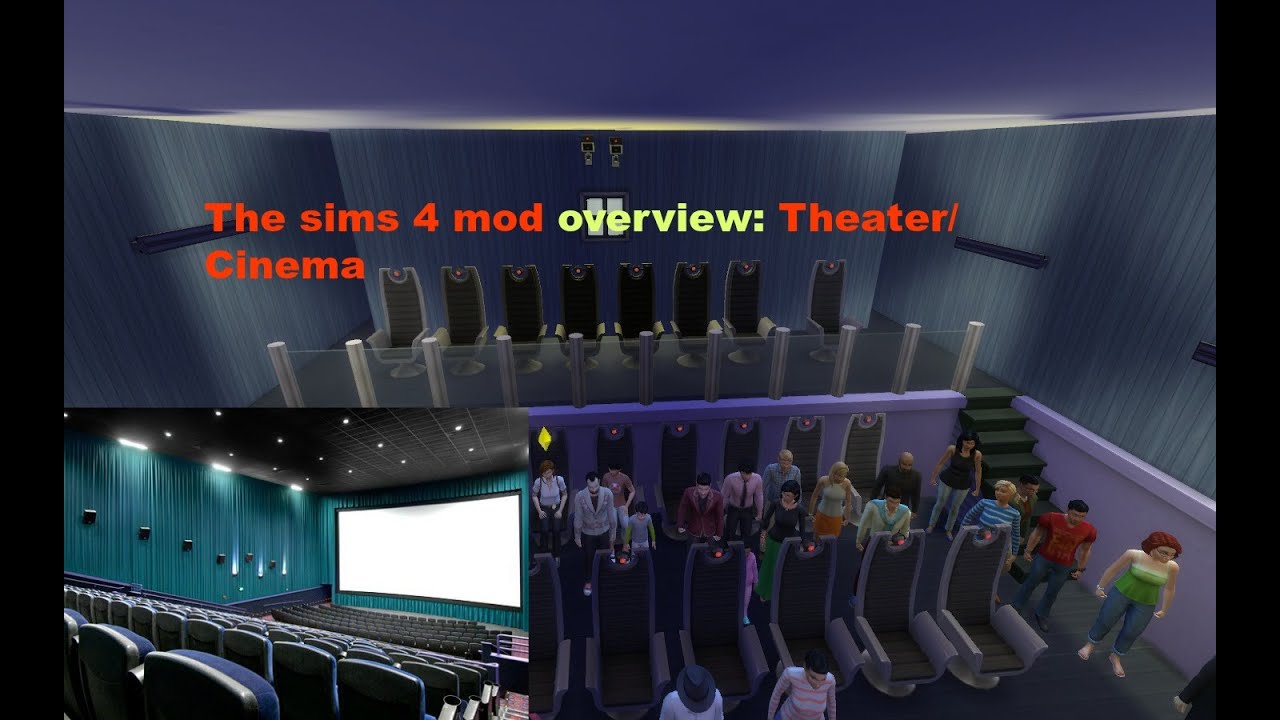 #Thesims4 Mod Overview Cinema - YouTube