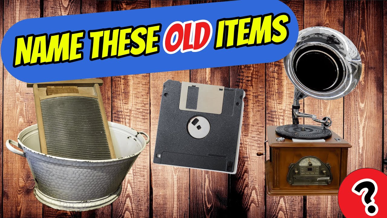 Can You Guess These Old Items? QUIZ - YouTube