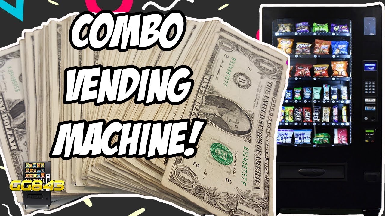 Collecting Money From Our Combo Vending Machine!!! - YouTube