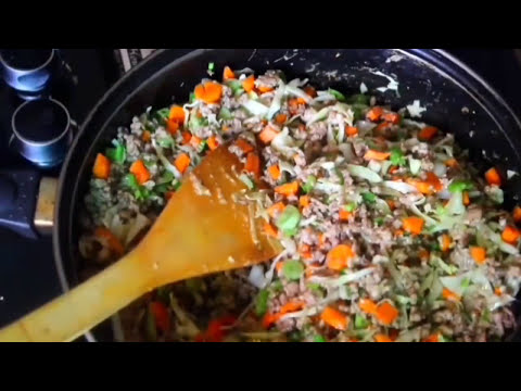 Easy chicken spring roll - YouTube