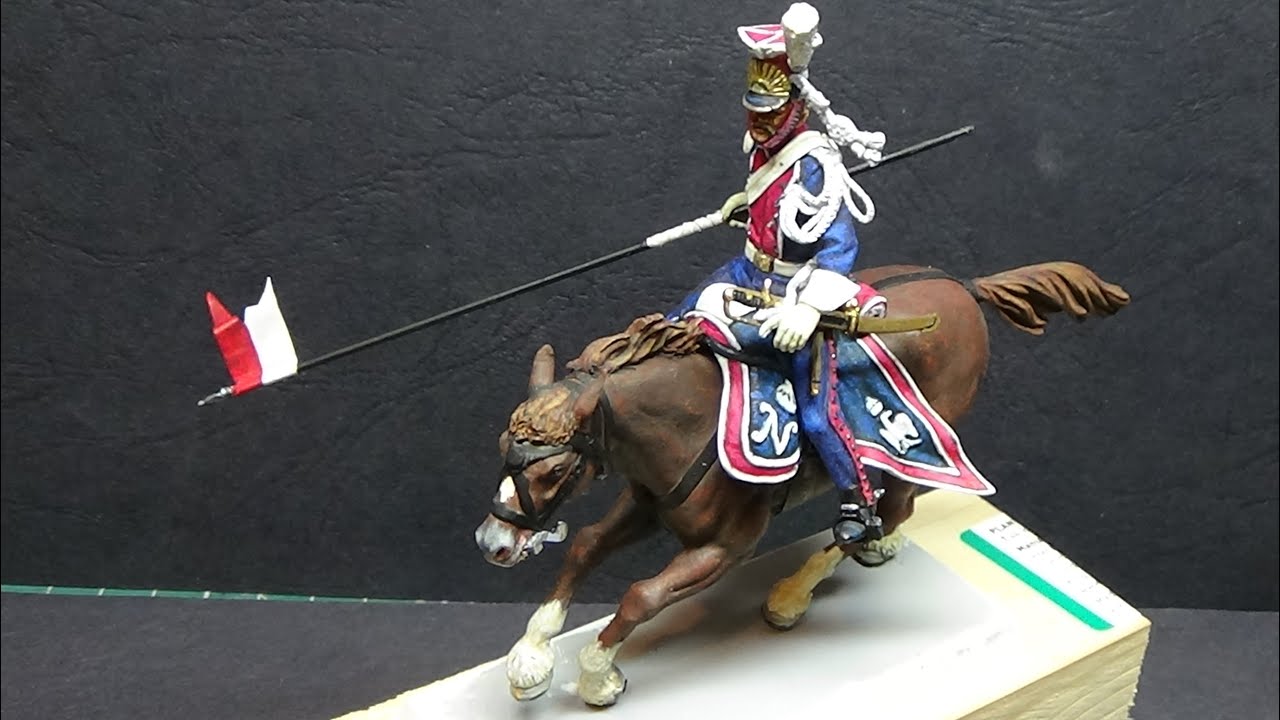 Airfix Collectors Series 54mm Napoleonic Polish Lancer Part 6 - YouTube