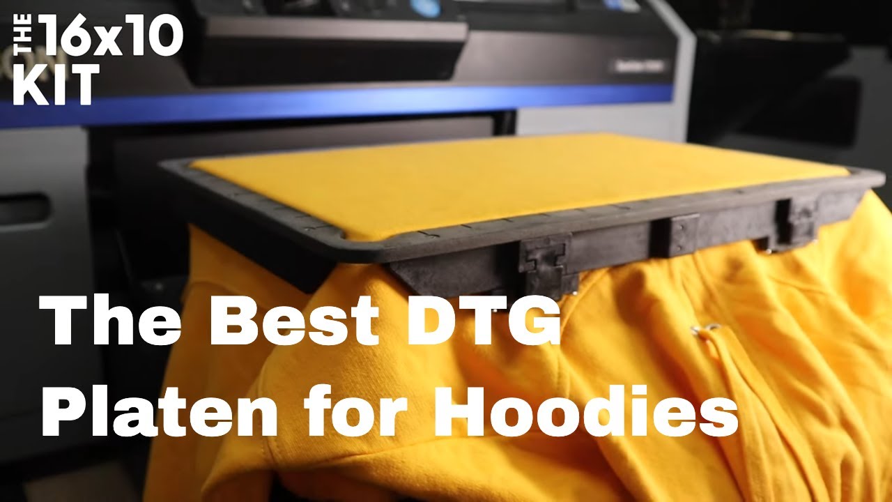 This DTG Platen Makes Hoodie Printing Easy (Step-by-Step Guide) | 16x10 ...