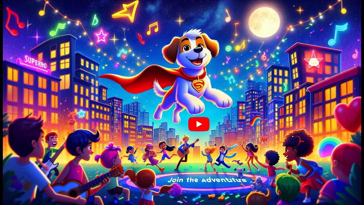 Superdog Adventures: The Pawsome Journey | Fun Kids Song & Story - YouTube