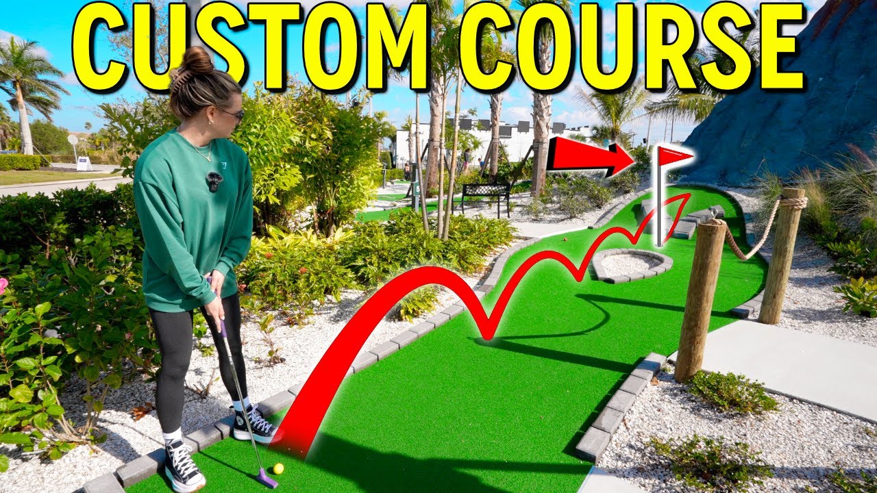 This Mini Golf Course Has an AWESOME Layout! - Super Fun! - YouTube
