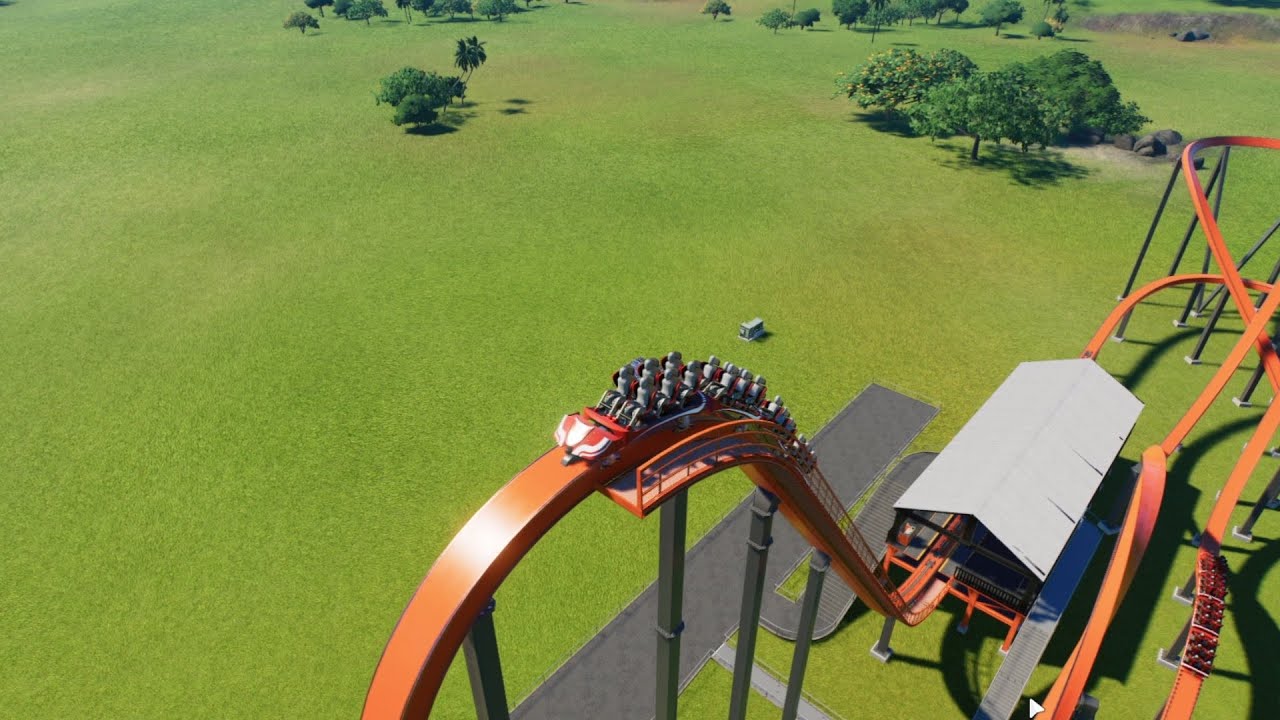 The Jersey Devil Coaster Offride Planet Coaster 2 (made by blueboy14 ...