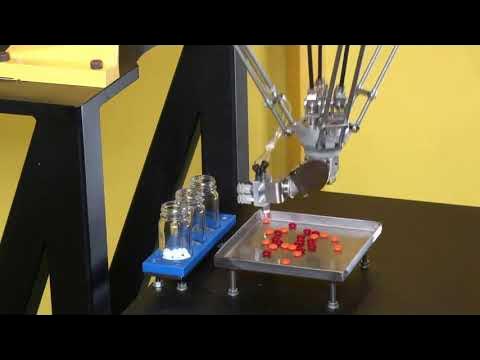 FANUC ROBOT :ROBOT USED FOR MAKEING MEDICINE IN PHARMA INDUSTRY : DOPAMYN ROBOTICS - YouTube