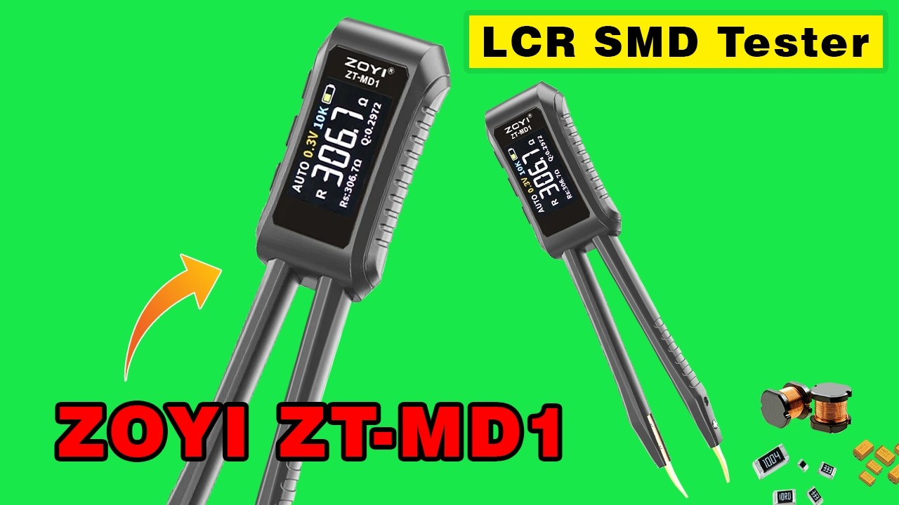SMD Components testing Tweezer for all electronics works, zoyi zt md1 ...