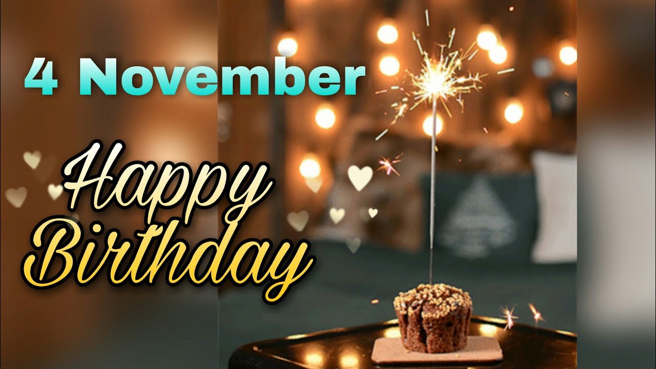 November Happy Birthday Images
