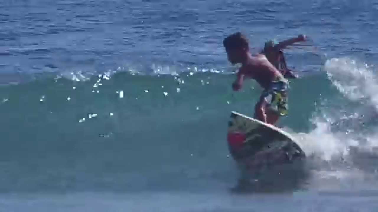 Kai Kai, 5 year old surfer, born to fly - YouTube