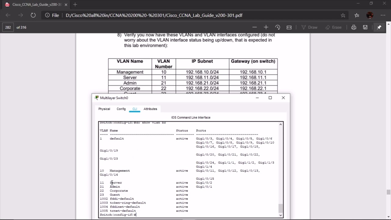 CCNA 200 301 Wireless Fundamental lab dengancisco packet trecer - YouTube
