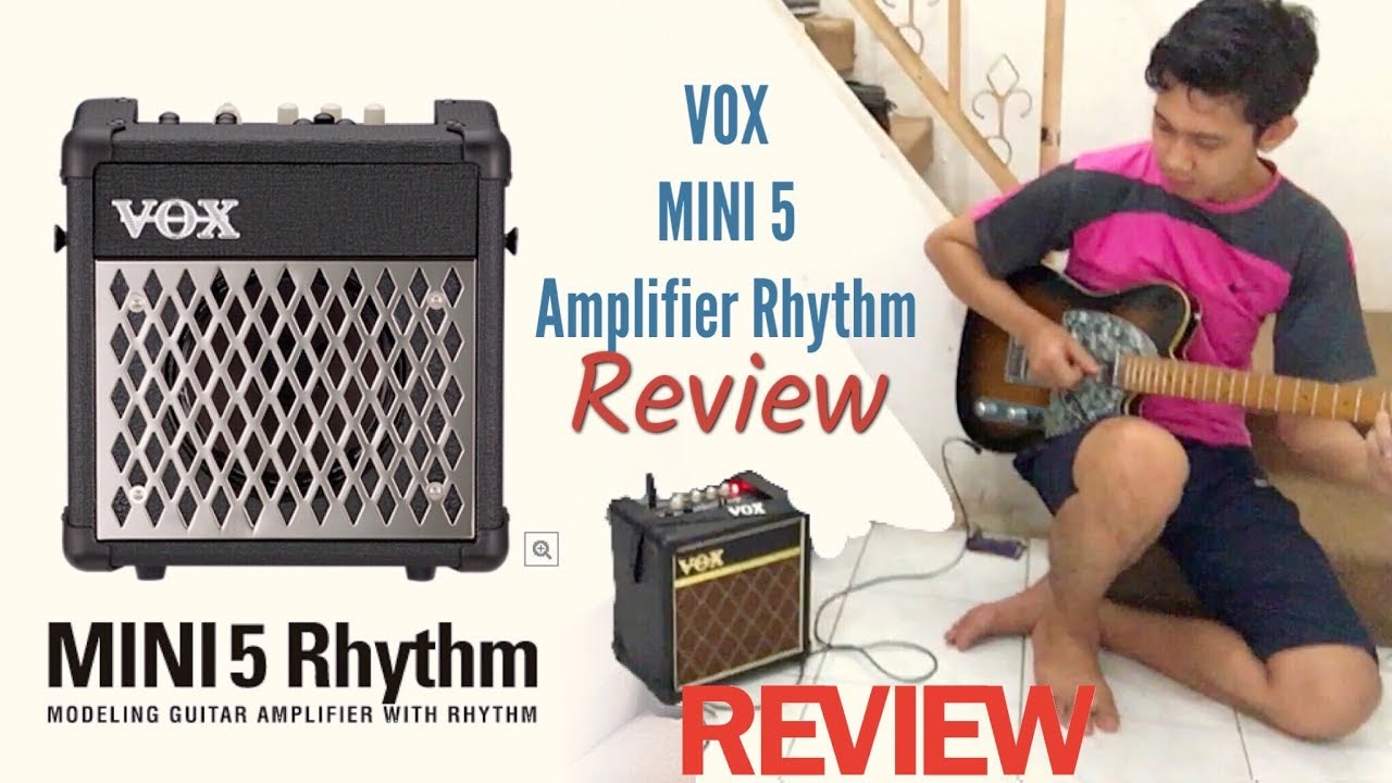 VOX MINI 5 GUITAR AMPLIFIER RHYTHM CLASSIC ( REVIEW ) - YouTube