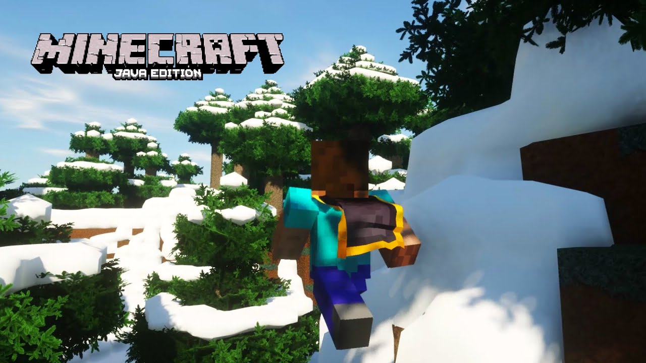Most realistic Minecraft winter with modded RealSource JAVA pack (4K ...