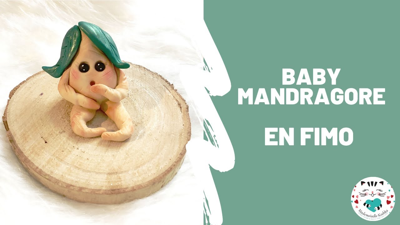 TUTO FIMO: Baby Mandragore (Mandrake) trop kawaii - YouTube