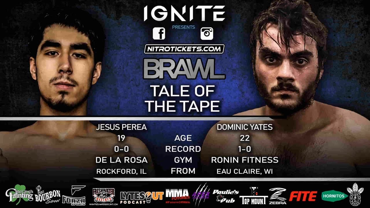 Brawl at Bourbon 4 Jesus Perea vs Dominic Yates - YouTube