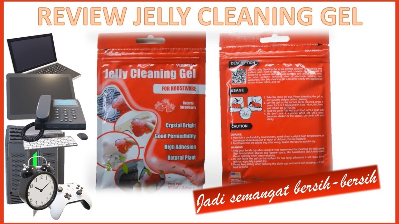 Unboxing & Review Jelly Cleaning Gel. Gel Pembersih Yang Bagus. - YouTube