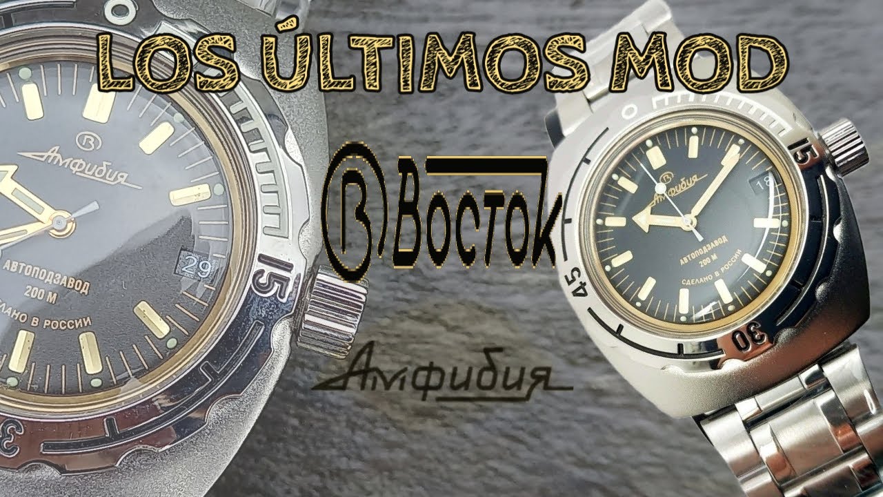 🔴Relojes VOSTOK: los últimos MOD☭ - YouTube