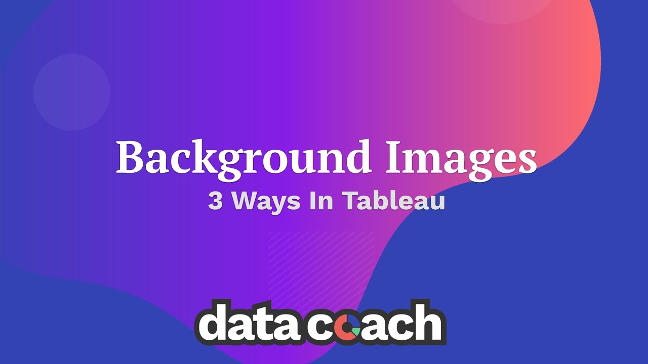 Tableau Zen Master shows how to add background images - YouTube
