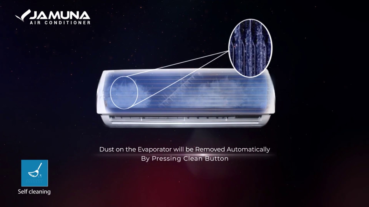 JAMUNA Smart Inverter Air Conditioner Self Cleaning Technology - YouTube