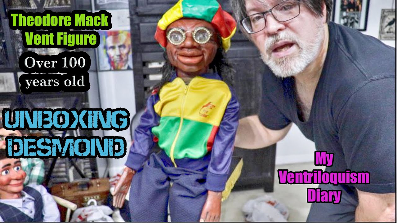 Theodore Mack Ventriloquist Figure Over 100 Years Old Unboxing Desmond ...