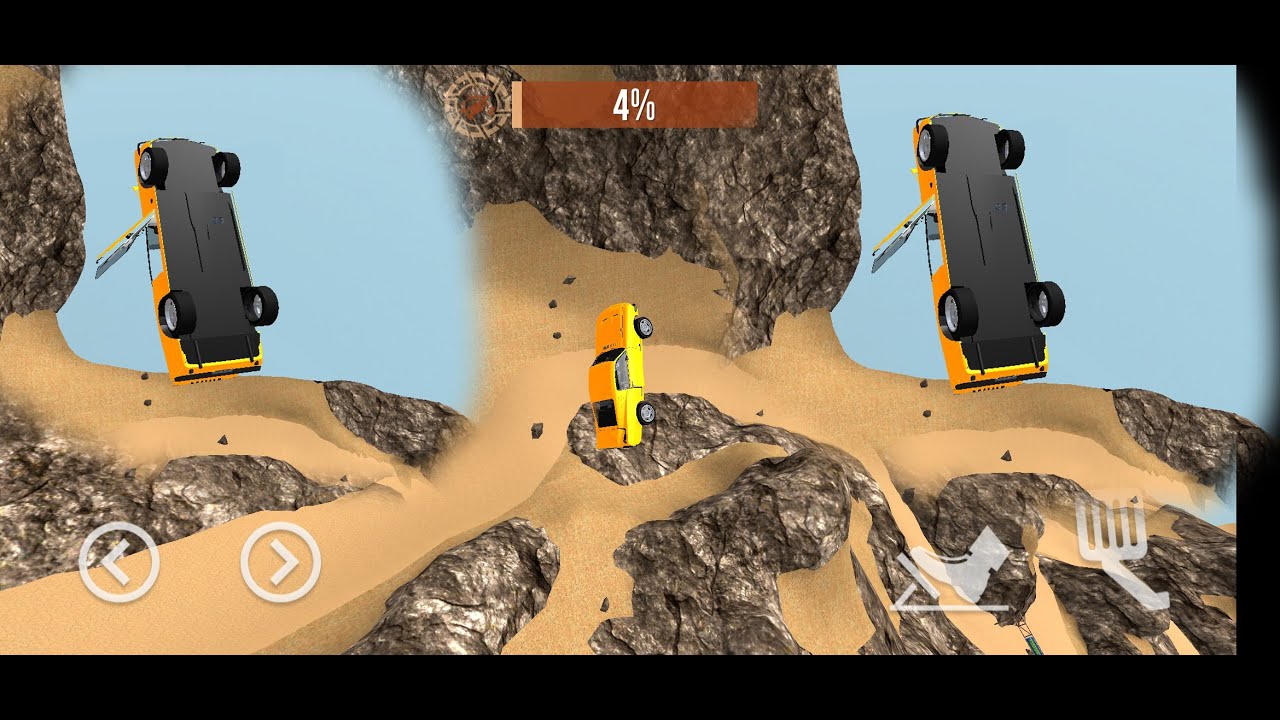 Car Fall Hit Stone #Top Stimulation - YouTube