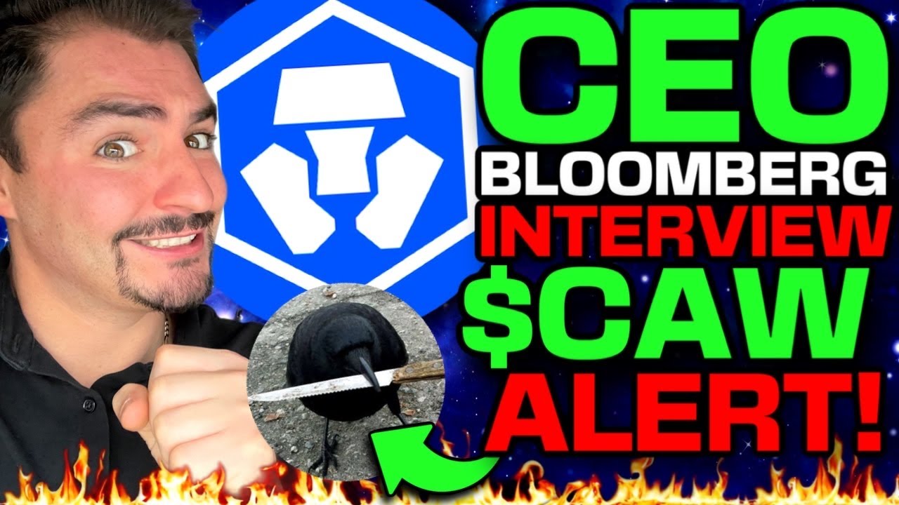 Crypto.com CEO's Bloomberg Interview ($CAW Gets Exchange Listing) CRO ...