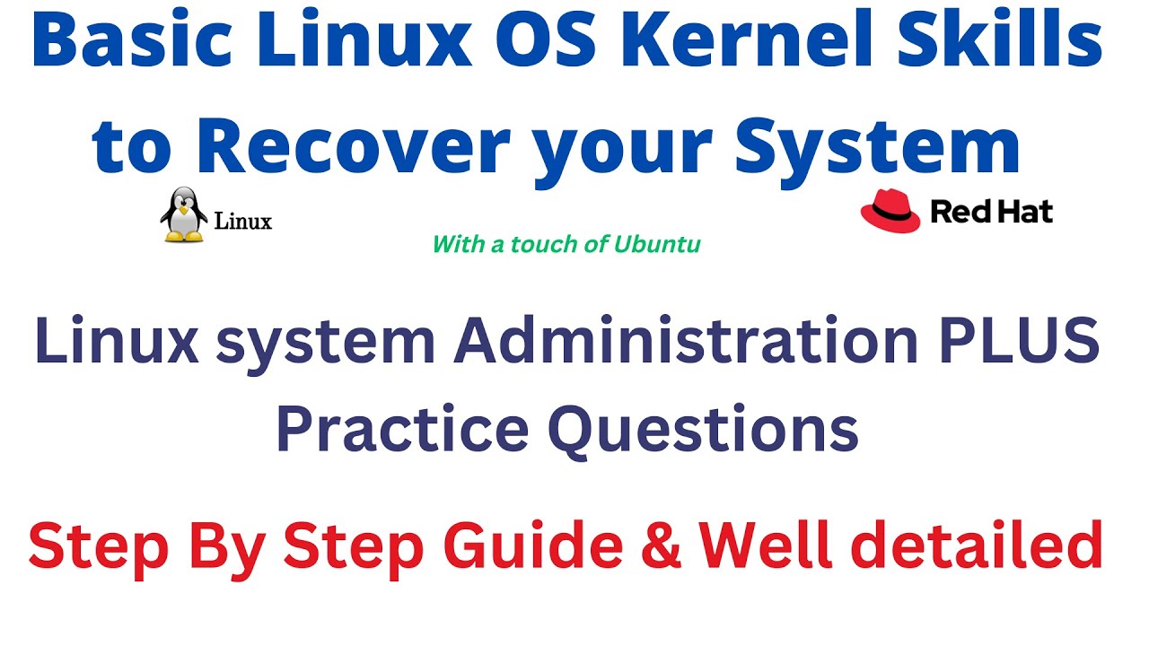 Repair Grub In Single User Mode (Grub & Grub Rescue) - RHEL 9 & Ubuntu ...