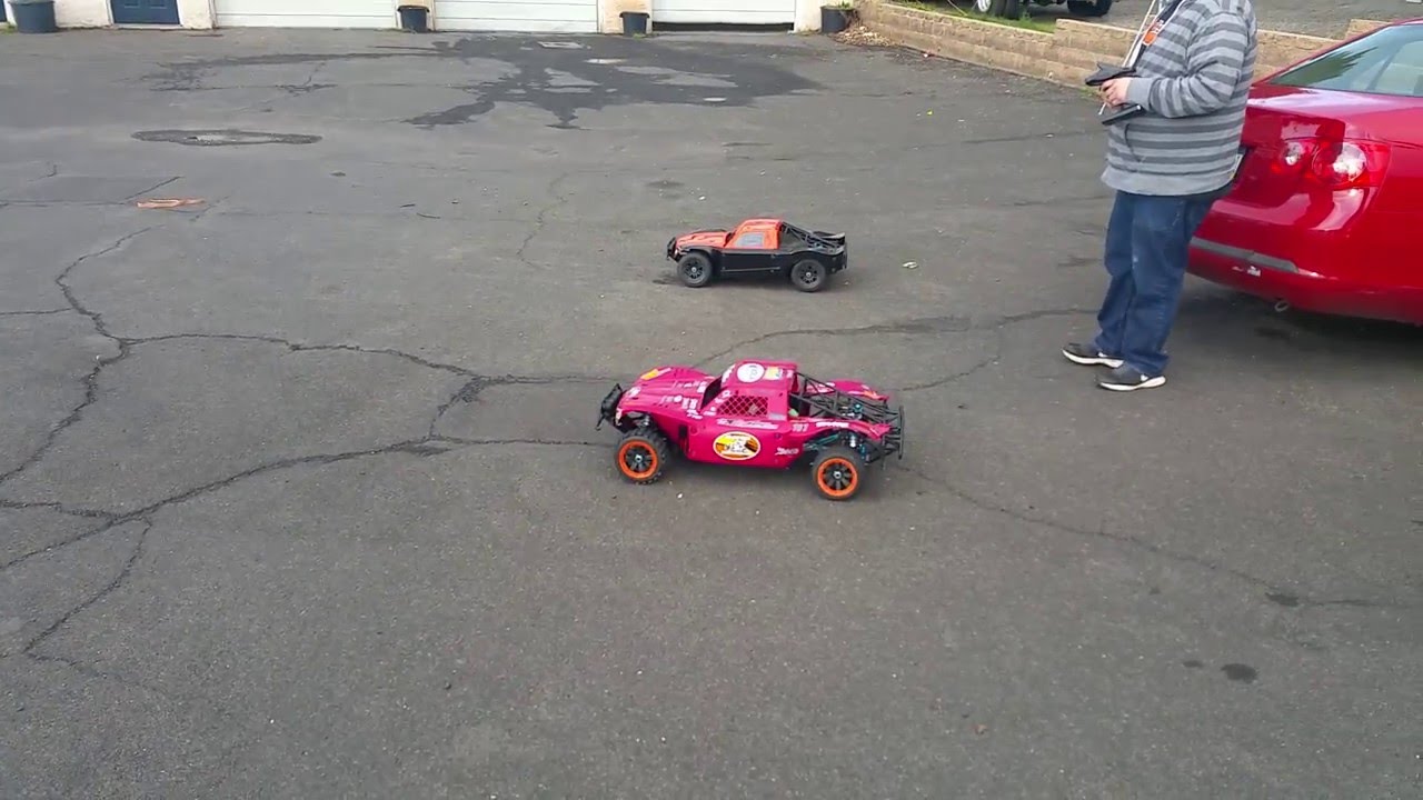 Losi 5T 12S vs Rovan 5t 8S DRAG RACE - YouTube
