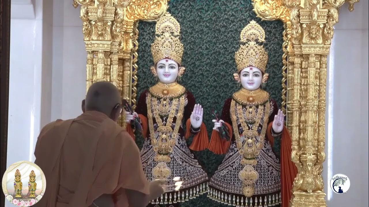 BAPS Shri Swaminarayan Pune arti ||Mandir Darshan New music🎵BAPS arti ...