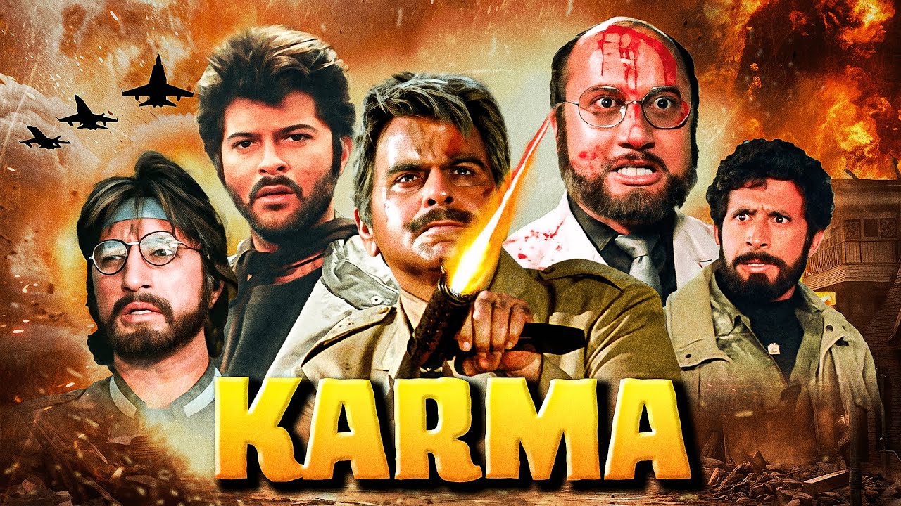 Karma 1986 Hindi Full Movie - कर्मा - Hindi Action Movie - Dilip Kumar, Jackie Shroff, Anil ...