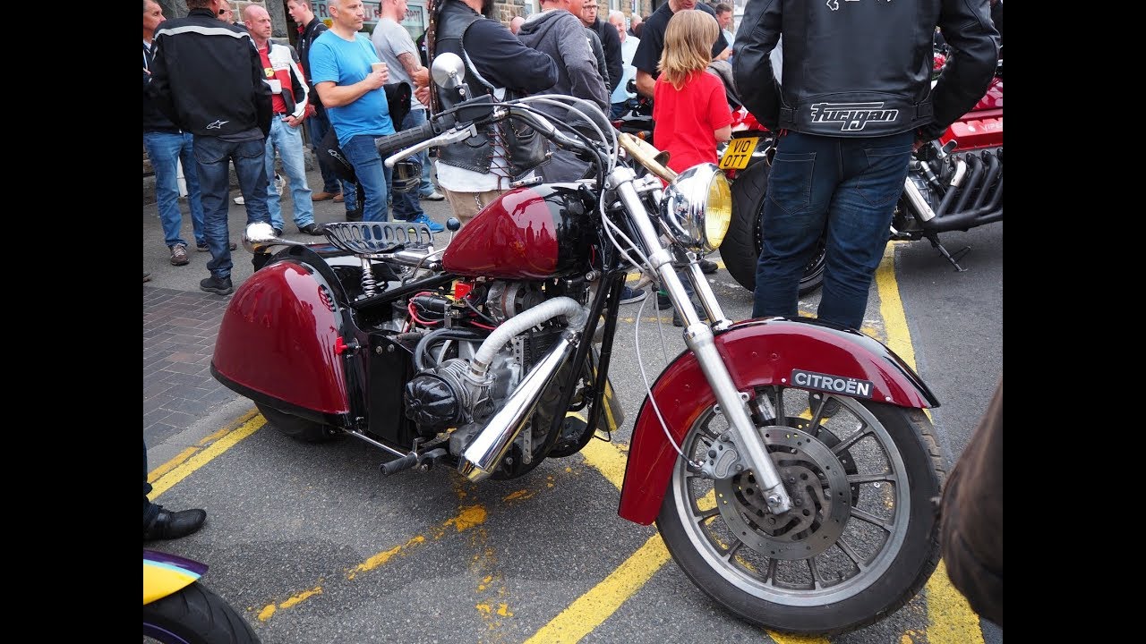 Rat Bike -Chopper -Citroen 2cv based hard tail motorcycle , walk around ...