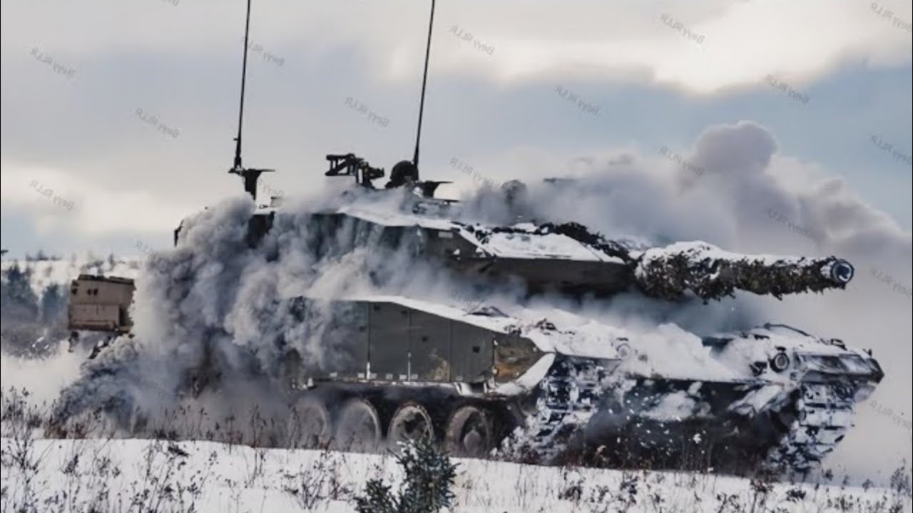 15 Minutes Ago! Fierce Battle of German Leopard Tanks, Brutally ...