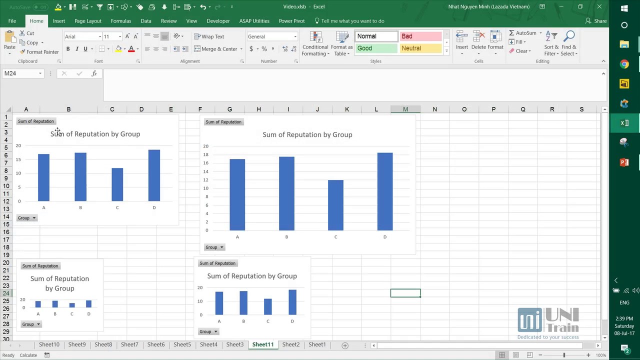 UniTrain - VBA - Resize Chart - YouTube