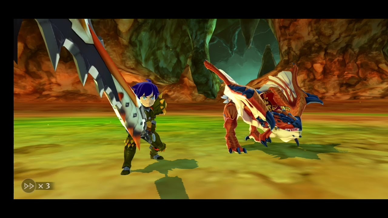 MONSTER HUNTER STORIES - The Desert Storm Sand Barioth - YouTube