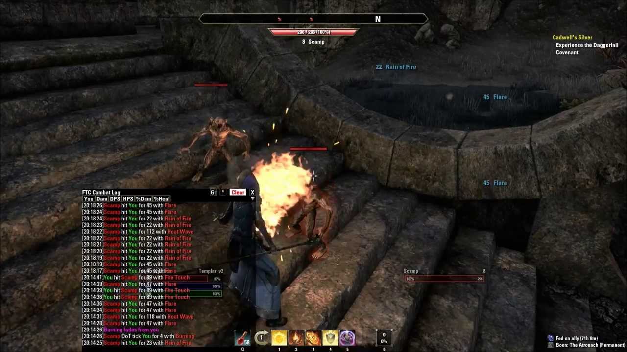 ESO Unraveled 6 - Vampire Fire Vulnerability and Dunmer Fire Resistance ...