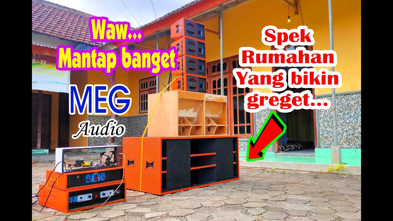review MEG miniatur sound system spesial sub power class D - YouTube