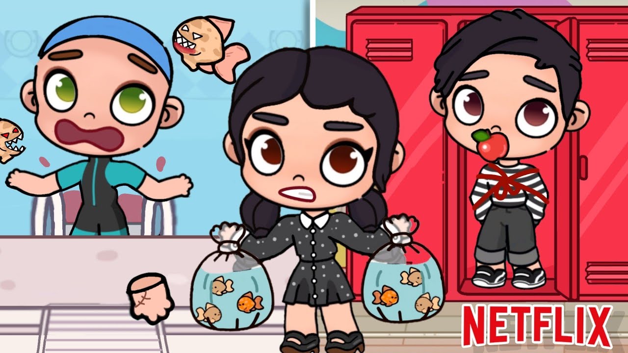 WEDNESDAY X AVATAR WORLD 💀🤯 Animation Move 🤔 Netflix Wednesday Addams 😃 ...