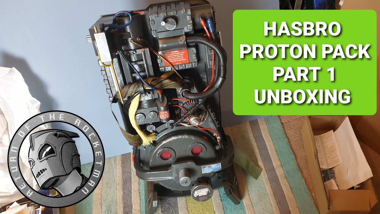 Hasbro Ghostbusters proton pack part 1 unboxing !! - YouTube