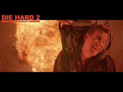 John McClane catapults himself out of exploding plane - Die Hard 2 (1990) HD