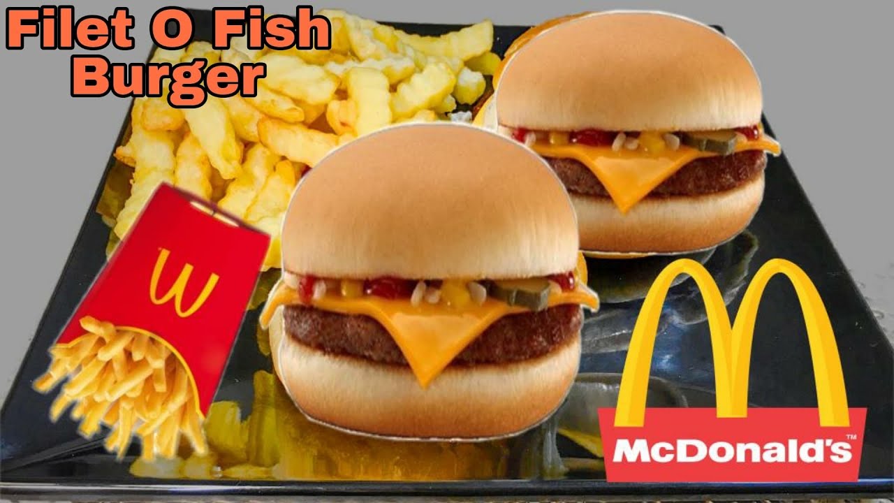 McDonald's Fish-O-Filet Homemade Burger Recipe - YouTube