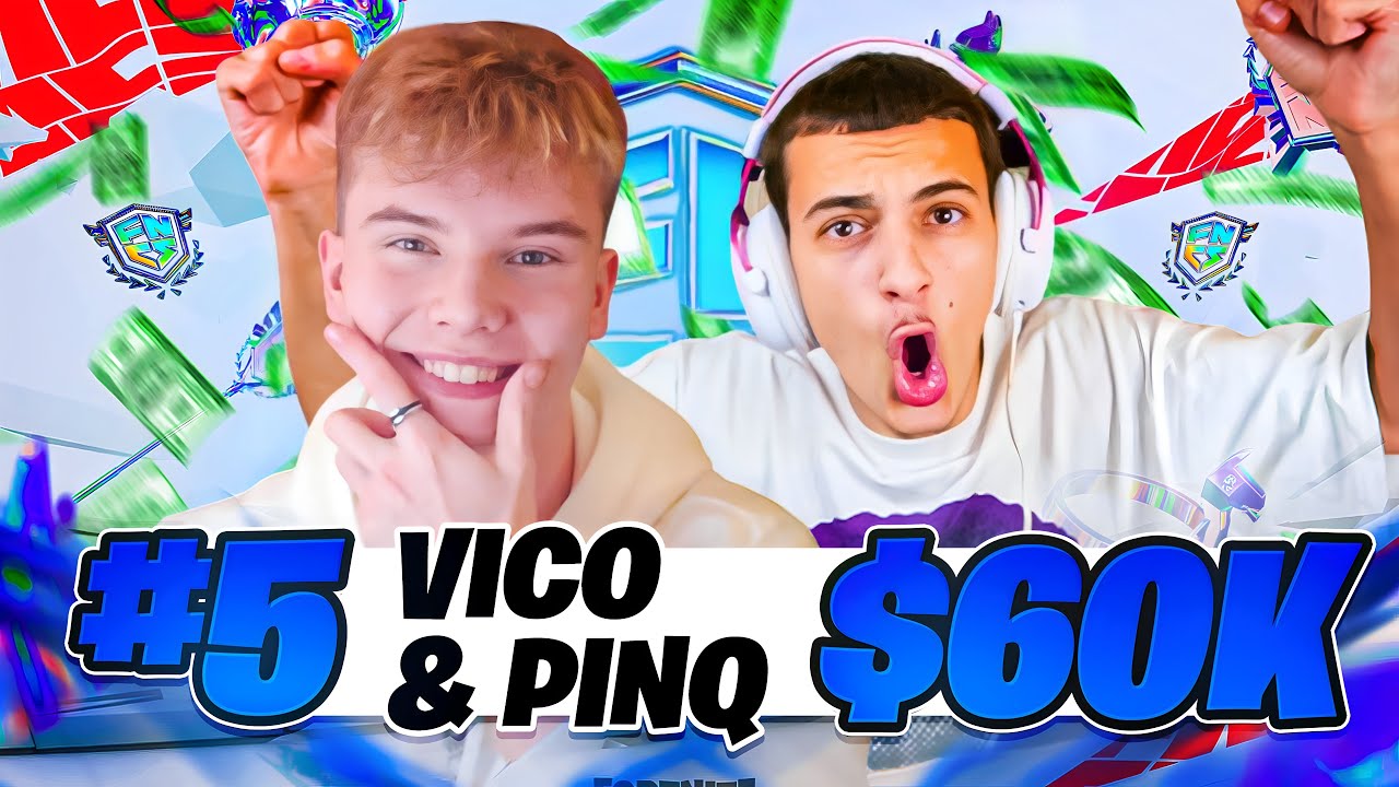5TH PLACE IN FNCS GRAND FINALS ($60,000) 🏅 w/ Pinq - YouTube