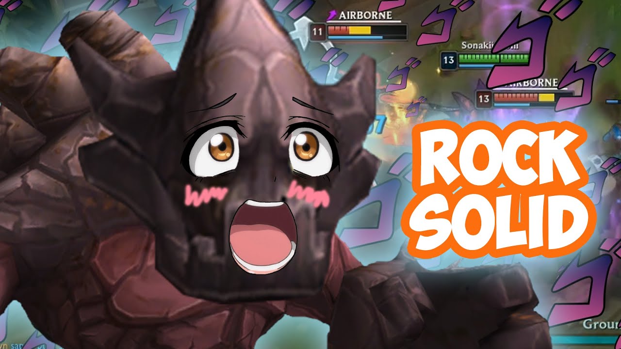 Malphite's rocks are hard - YouTube