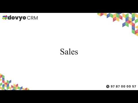 Unlock the potential of sales with dovyo CRM: An ultimate tutorial video. - YouTube